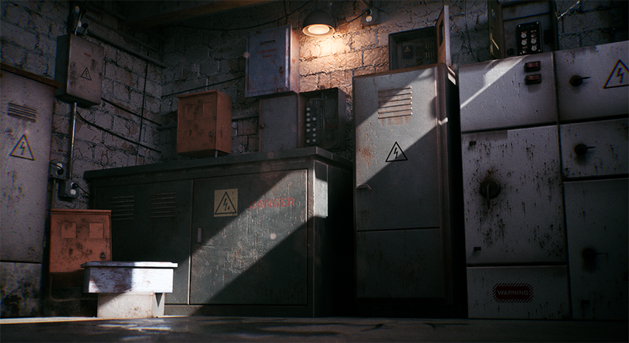 在道具创建的Electrical Boxes / 15 Assets - 虚幻引擎商城