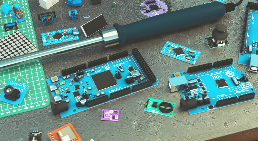 Electrocomponents kitbash in Props - UE Marketplace