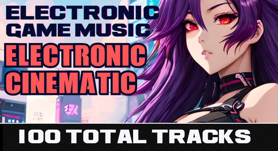 Electronic Cinematic: 100 Track Pack, 카테고리 음악 - UE 마켓플레이스