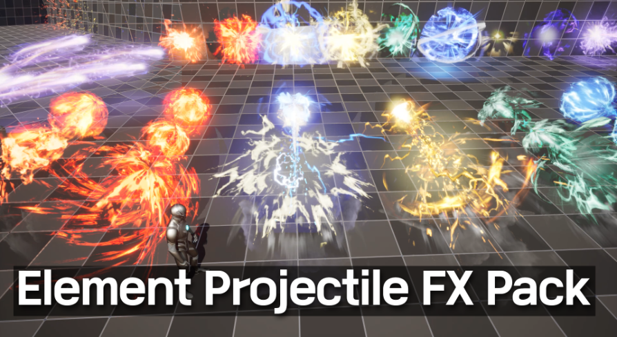Element Projectile FX Pack in Visual Effects - UE Marketplace