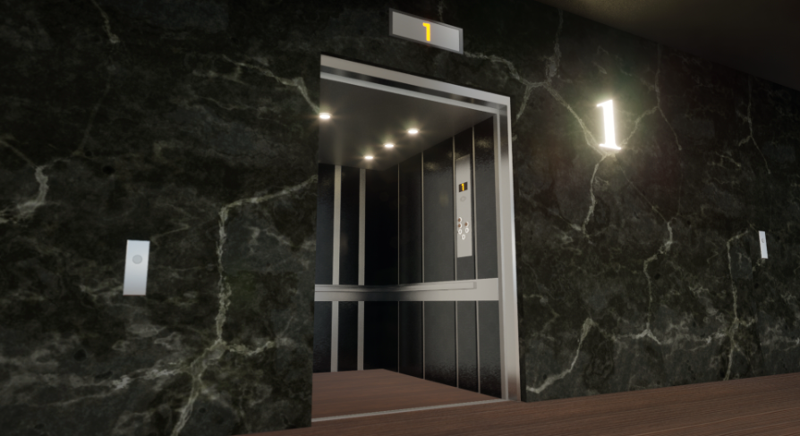 Elevator with Blueprints (Line Trace & Widgets) in Blueprints - UE ...