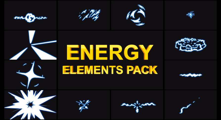 Energy Elements Pack 02：2Dアセット - UE マーケットプレイス