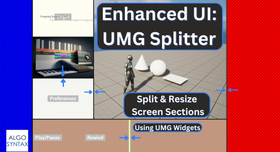 在代码插件创建的Enhanced UI : UMG Splitter - 虚幻引擎商城 在代码插件创建的Enhanced UI : UMG Splitter - 虚幻引擎商城