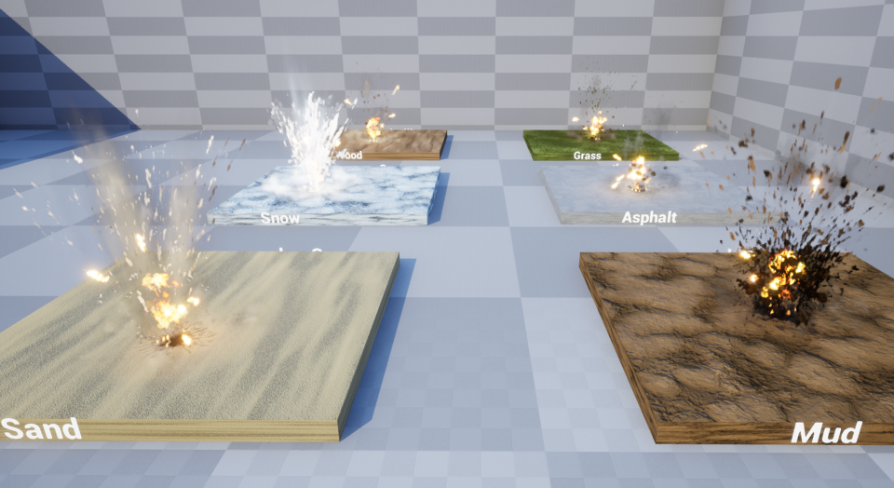 Environment Impacts VFX in Visual Effects - UE Marketplace