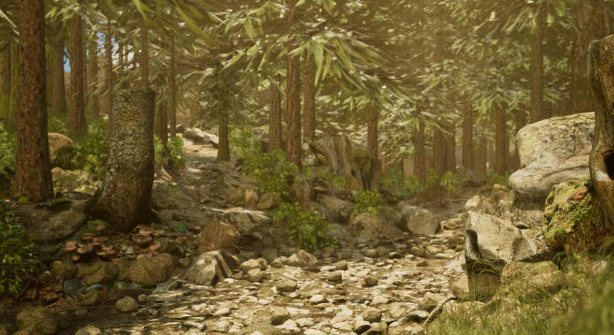 European French Forest in Environments - UE Marketplace