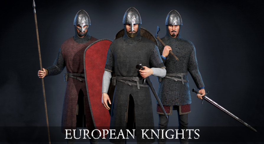 European Knight 01 in Characters - UE Marketplace