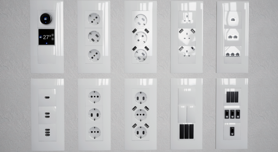 European socket kit in Architectural Visualization - UE Marketplace
