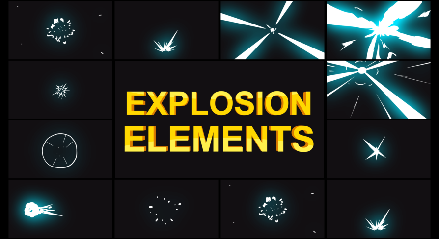 Explosion Elements Pack, 카테고리 2D 애셋 - UE 마켓플레이스