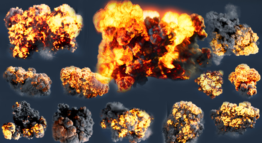 Explosions Niagara 03 in Visual Effects - UE Marketplace