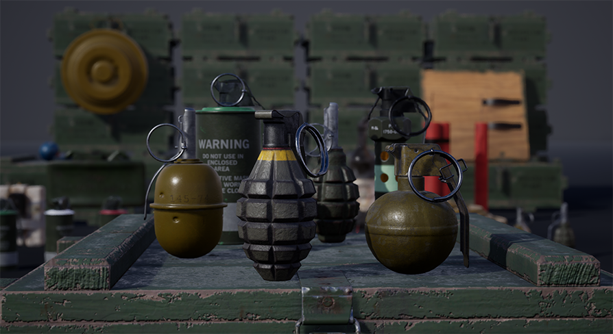 Explosives Pack in Props - UE Marketplace