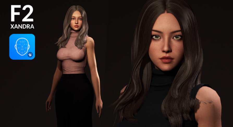 F2 Modern Girl Nadia in Characters - UE Marketplace