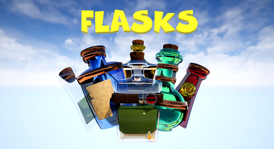 FLASKS in Props - UE Marketplace