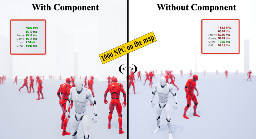 Open World NPC Optimization with network support in Blueprints - UE ...