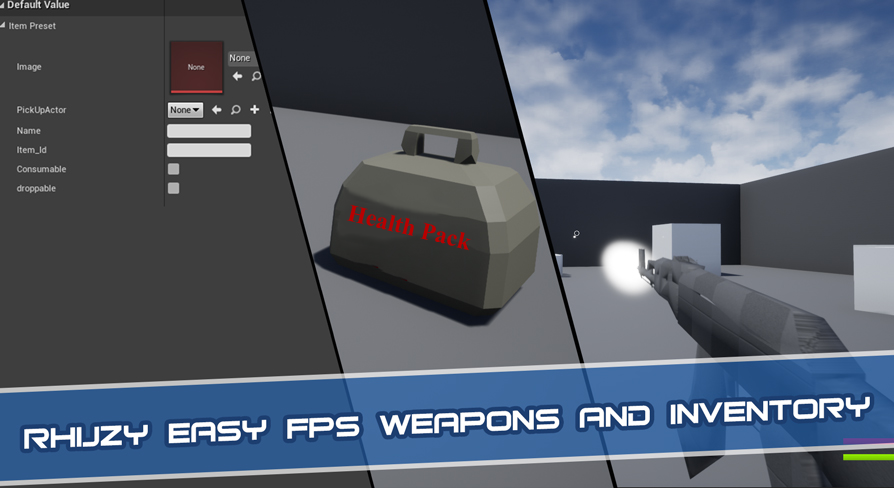 FPS Weapons and Inventory System - RHIJZY in Blueprints - UE Marketplace