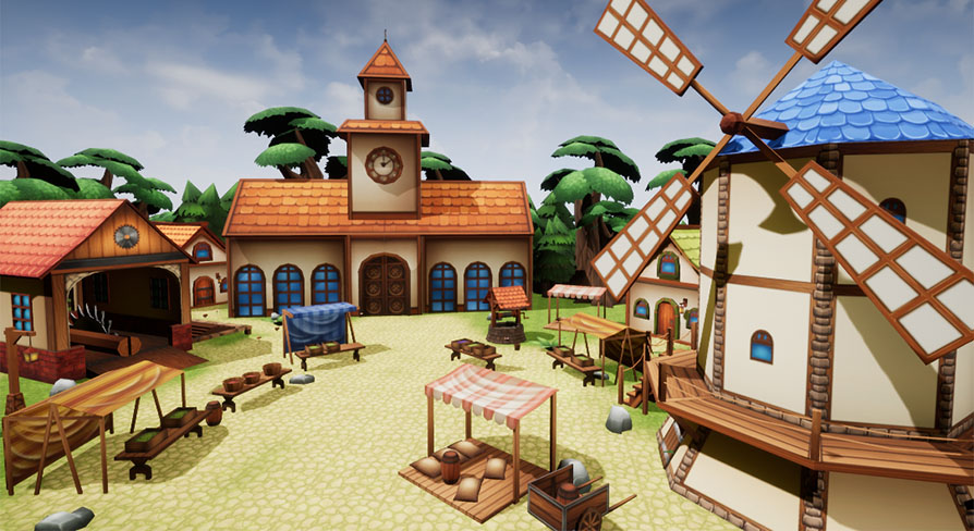 Fancy Village in Environments - UE Marketplace