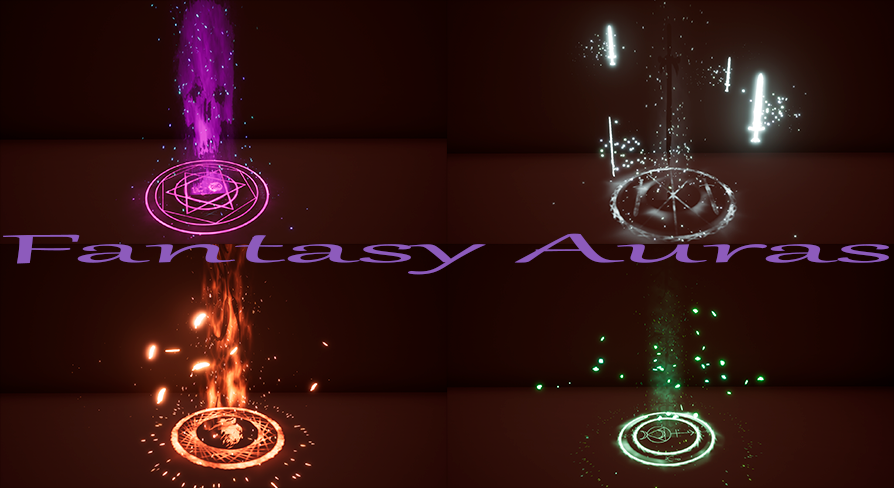 Fantasy Auras VFX Pack in Visual Effects - UE Marketplace