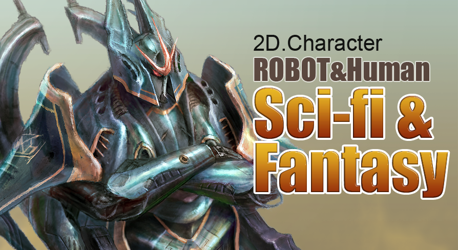 Fantasy Character & Sci-Fi Robot Icons in 2D Assets - UE Marketplace