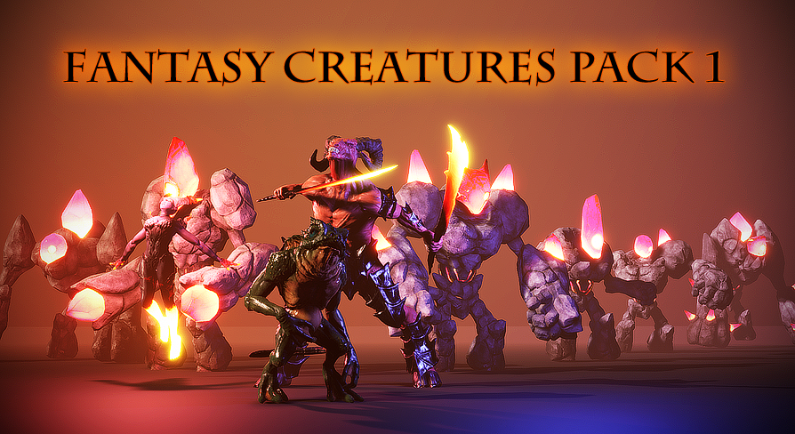 Fantasy Creatures Pack 1 in Characters - UE Marketplace