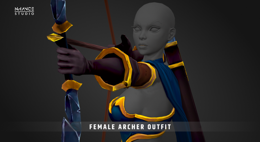 Fantasy Female Archer Outfit in Characters - UE Marketplace