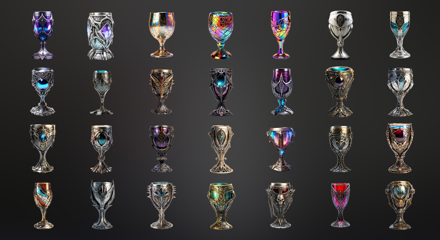 Fantasy Goblets - Icon Pack：2Dアセット - UE マーケットプレイス