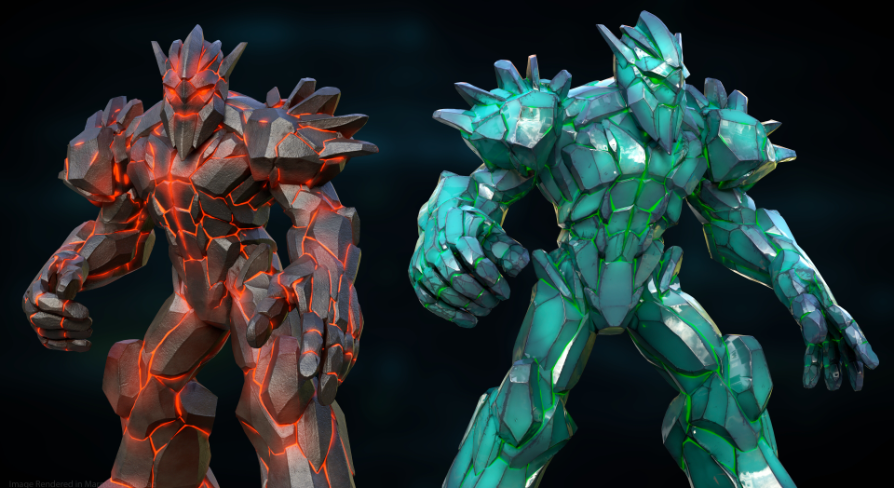 Fantasy Golem Man 3 in Characters - UE Marketplace