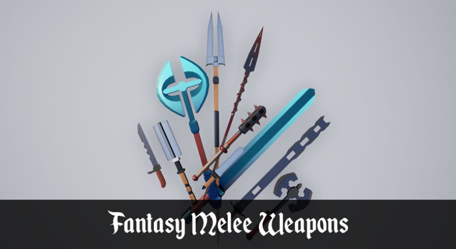 Fantasy Melee Weapons in Props - UE Marketplace