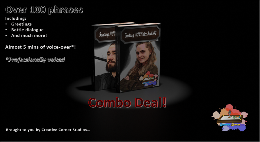 Fantasy NPC Voice Pack Combo - #1 & #2 in Sound Effects - UE Marketplace