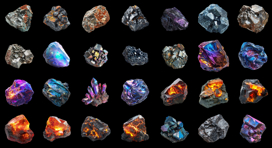 Fantasy Ore - Icon Pack in 2D Assets - UE Marketplace