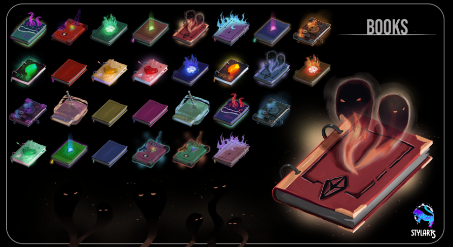 Fantasy RPG Icons (500+) ( Icons , Stylized , RPG , Icons , Stylised ...