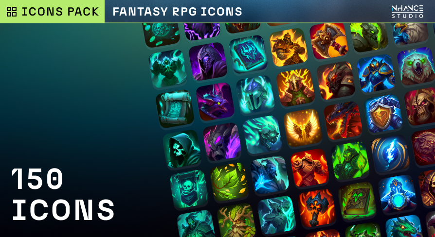 Fantasy Rpg Icons Pack 2 In 2d Assets Ue Marketplace