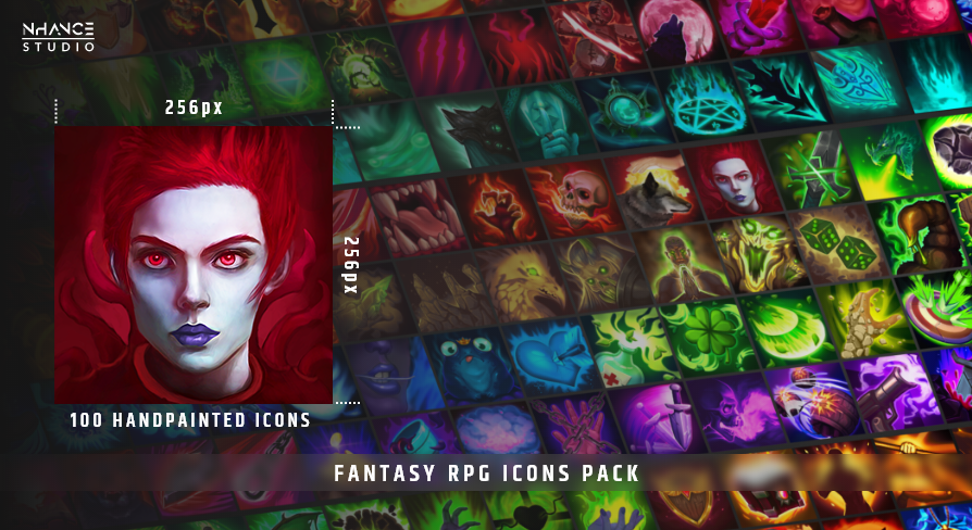 Fantasy RPG Icons Pack #4 in 2D Assets - UE Marketplace