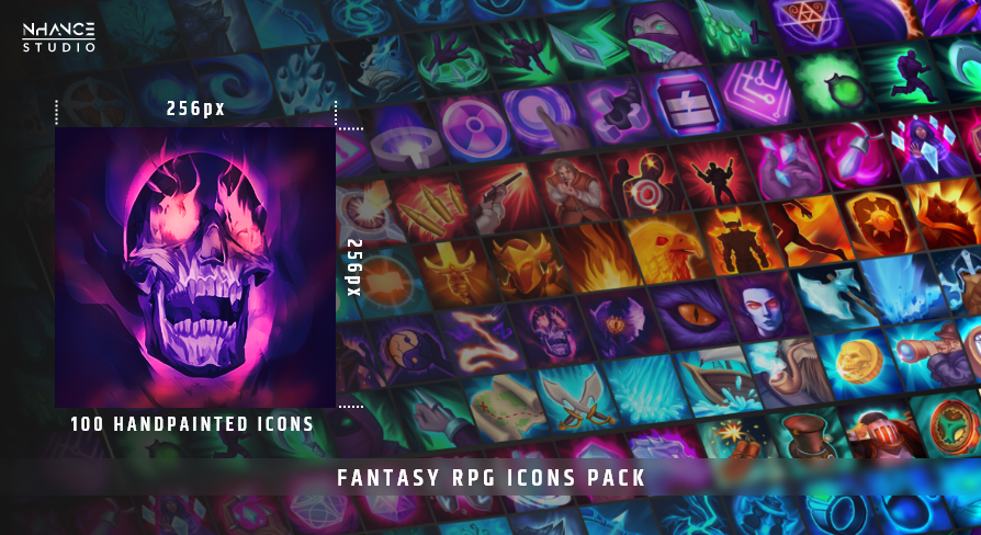 Fantasy RPG Icons Pack #7 in 2D Assets - UE Marketplace