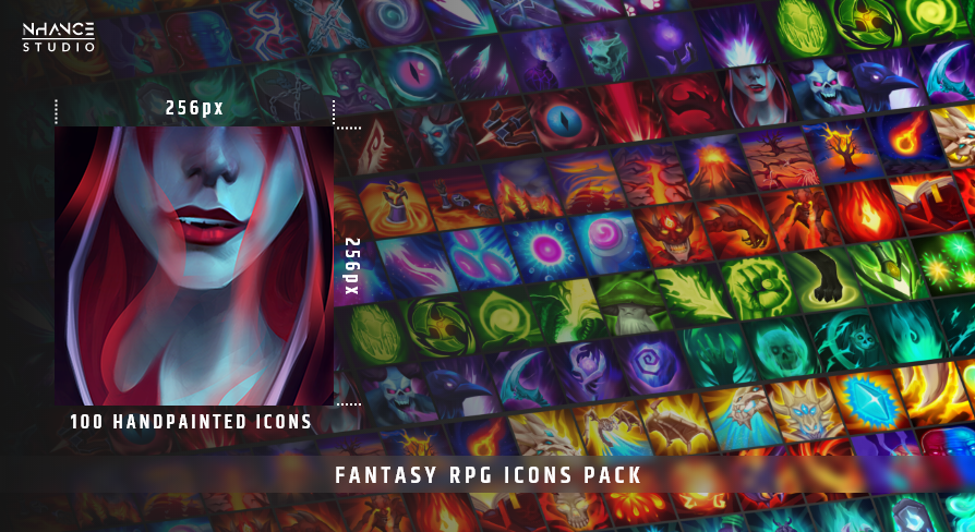 Fantasy RPG Icons Pack #8 in 2D Assets - UE Marketplace