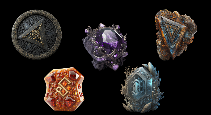 Fantasy Runes - ICONS in 2D Assets - UE Marketplace