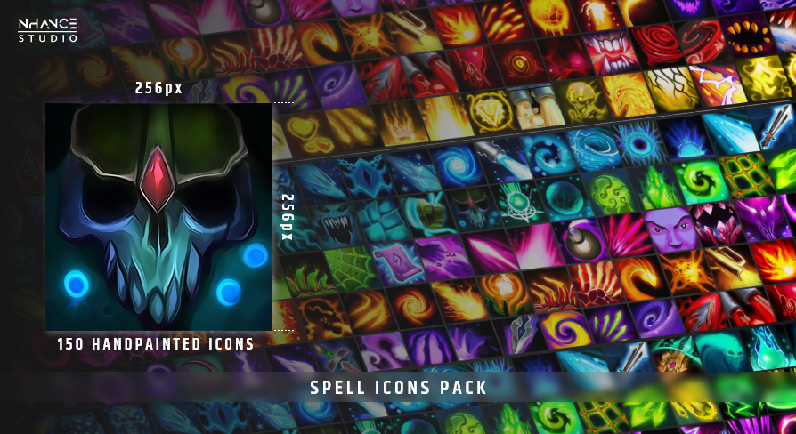 Fantasy Spell Icons Pack in 2D Assets - UE Marketplace