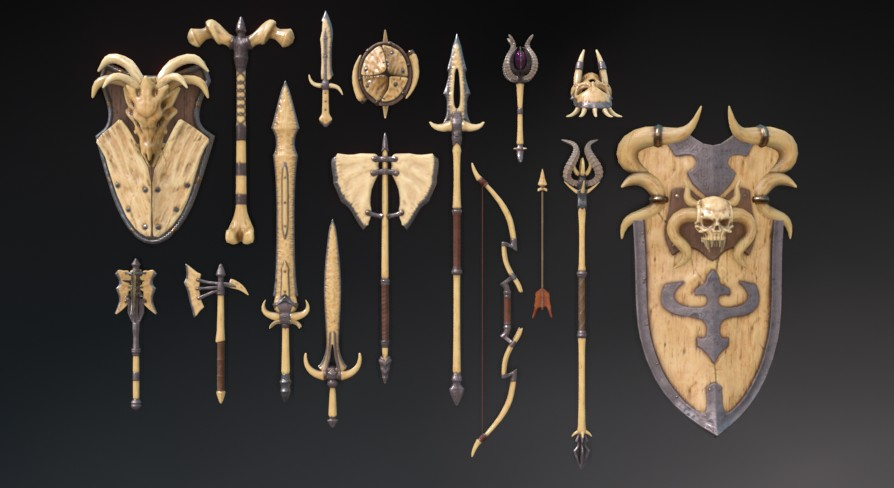 Fantasy Weapon Bone set in Weapons - UE Marketplace