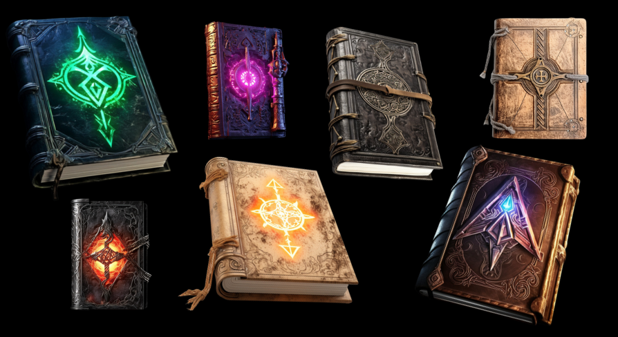 Fantasy books - Icon Pack, 카테고리 2D 애셋 - UE 마켓플레이스