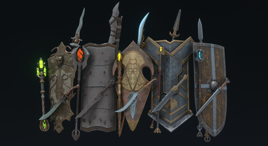Fantasy weapon pack 3 in Weapons - UE Marketplace