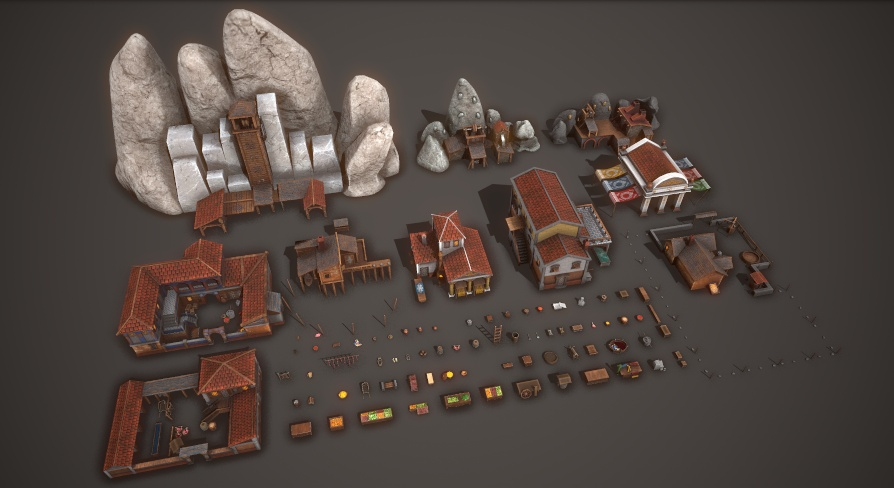 Farm and Mines Pack in Props - UE Marketplace