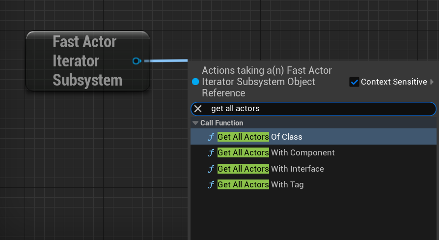 FastActorIterator in Code Plugins - UE Marketplace