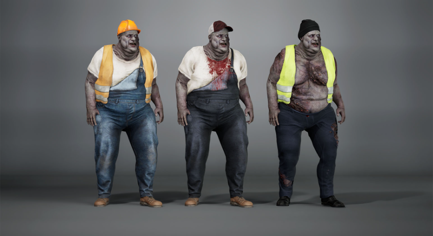 Fat Zombie Builder in Characters - UE Marketplace