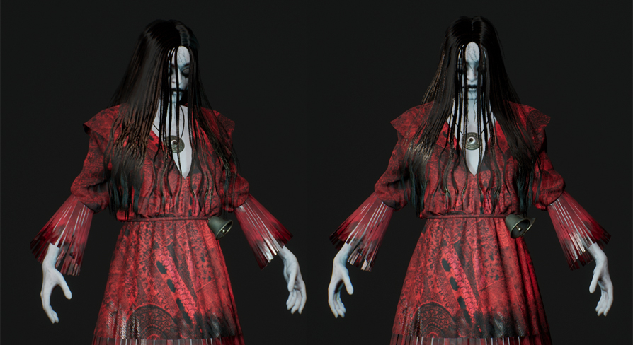 Female Ghost in Red in Characters - UE Marketplace