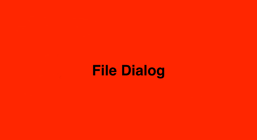 File Dialog Blueprint Plugin(Desktop only currently) in Code Plugins - UE Marketplace
