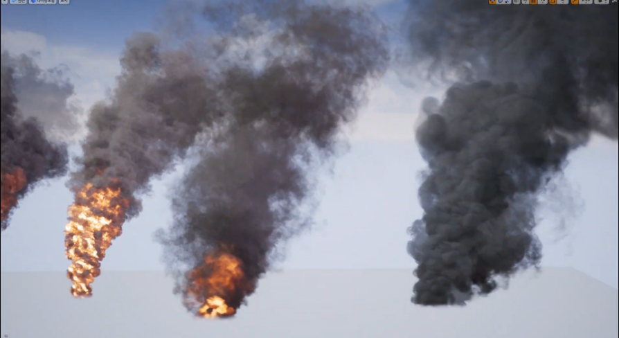 Fire & Smoke FX：エフェクト - UE マーケットプレイス