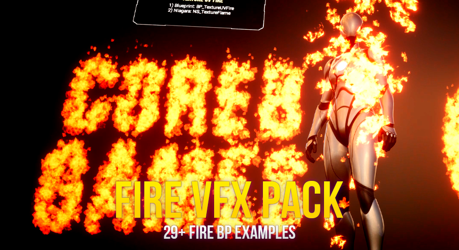 Fire VFX Pack, 카테고리 블루프린트 - UE 마켓플레이스