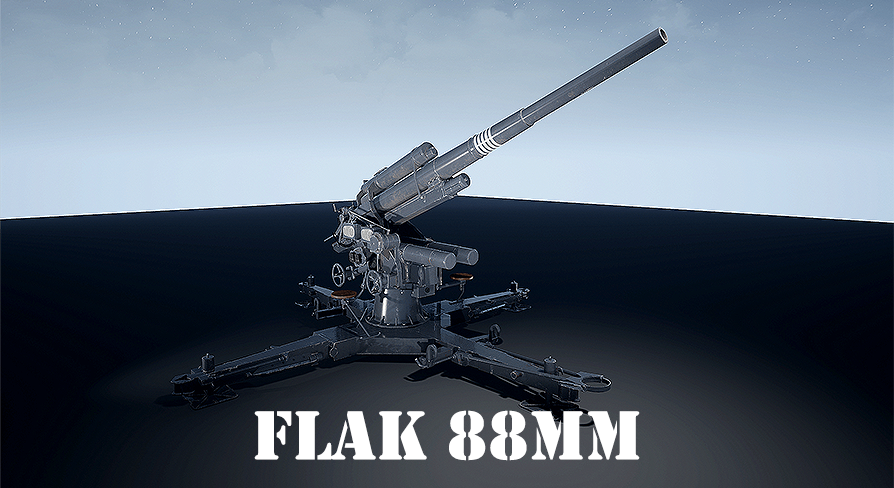 Flak 88 in Weapons - UE Marketplace