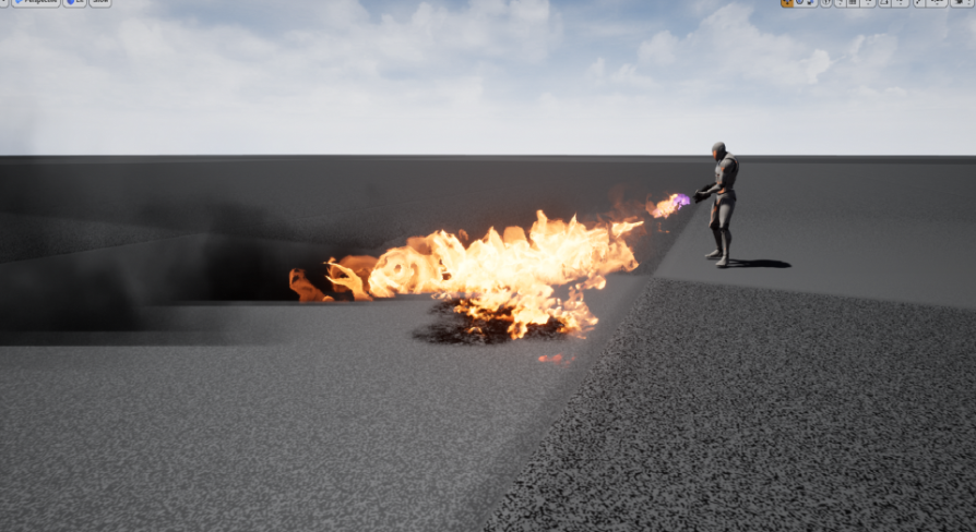 Flamethrower Multiplayer Ready in Blueprints - UE Marketplace