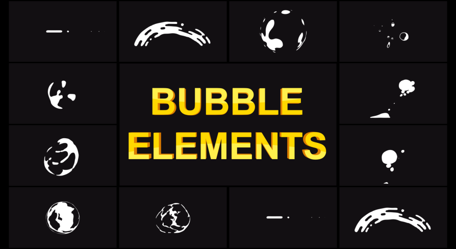 Flash FX Bubbles Elements：2Dアセット - UE マーケットプレイス
