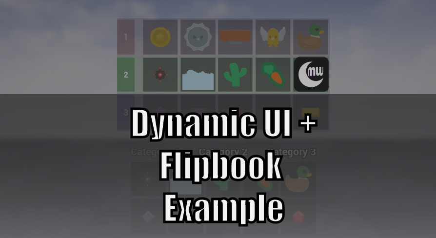 Flibook For Widgets Dynamic Ui Template In Blueprints Ue Marketplace