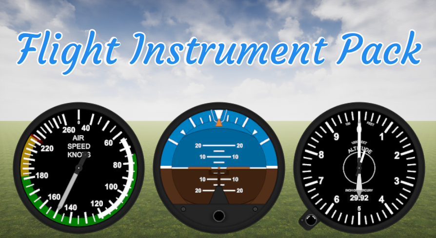 Flight Instrument Pack in 2D Assets - UE Marketplace